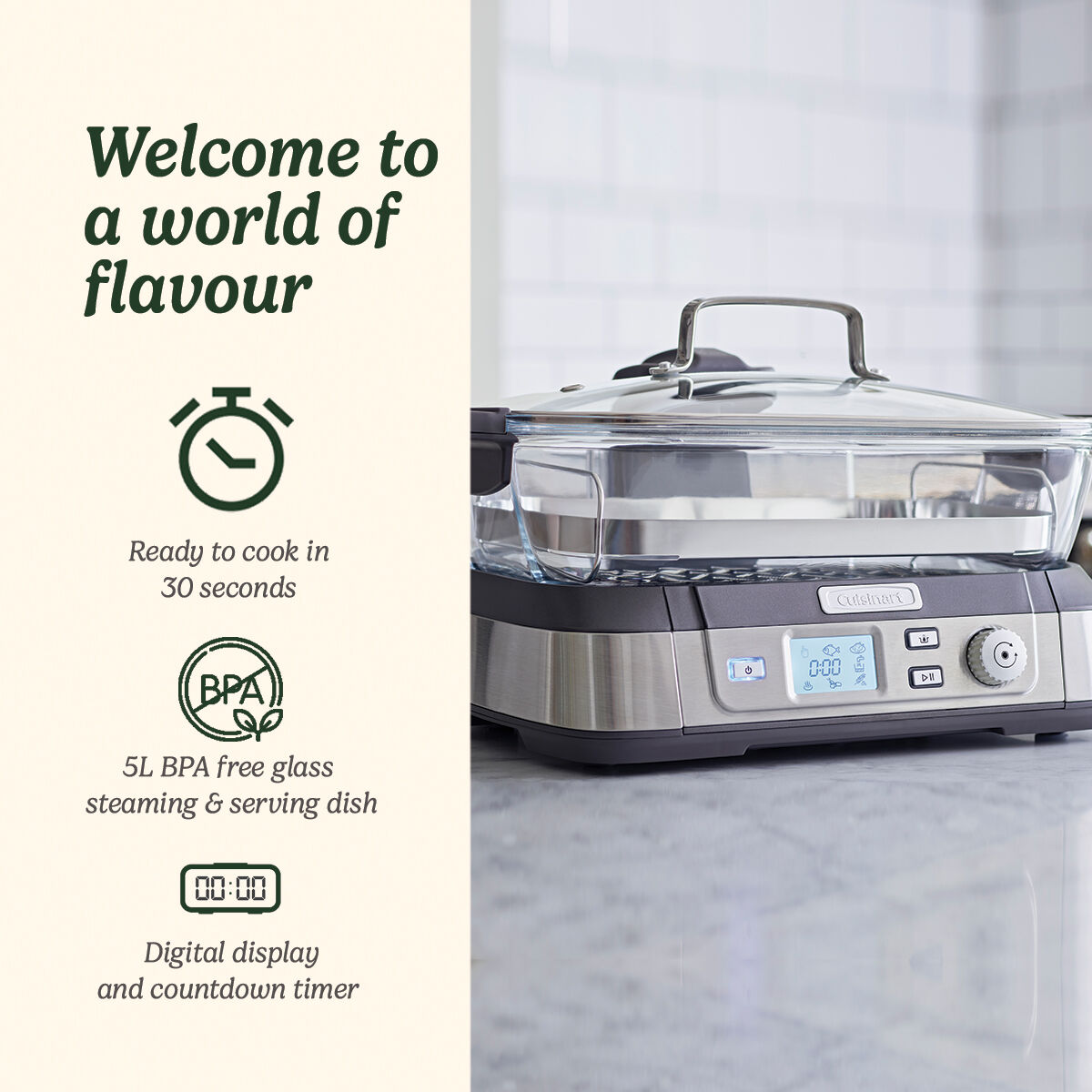 Cuisinart electric poacher steamer store
